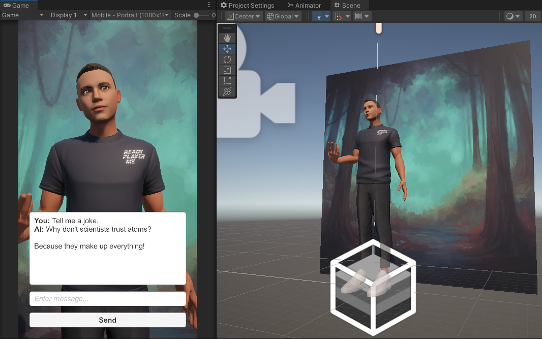 Smart NPCs with ChatGPT and Ready Player Me Unity SDK